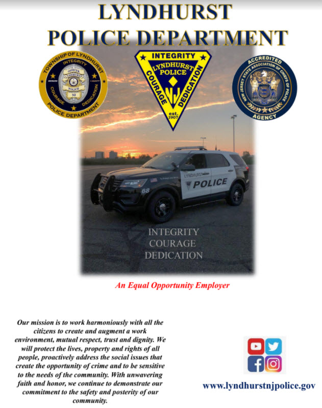 Lyndhurst NJ Police Department | PoliceApp